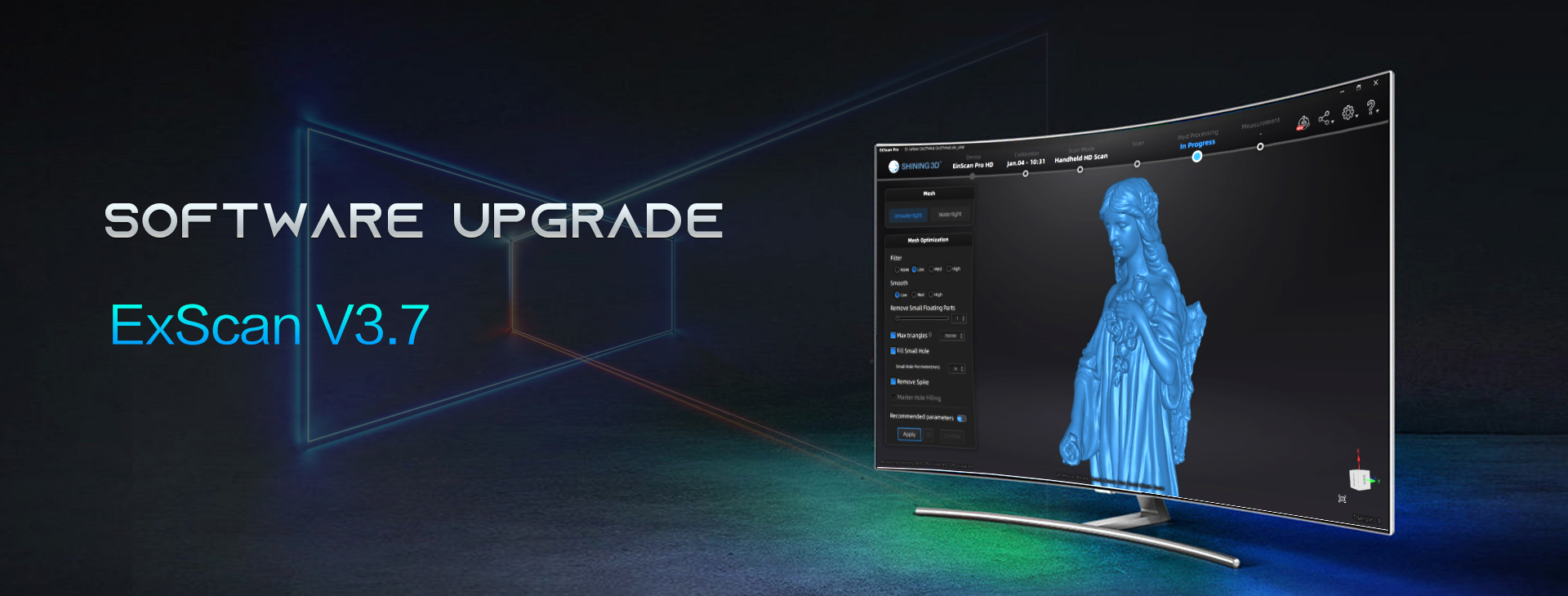โปรแกรมอัพเดท ExScan V3.7.0.3 For EinScan Pro Series | FASTTECHNC
