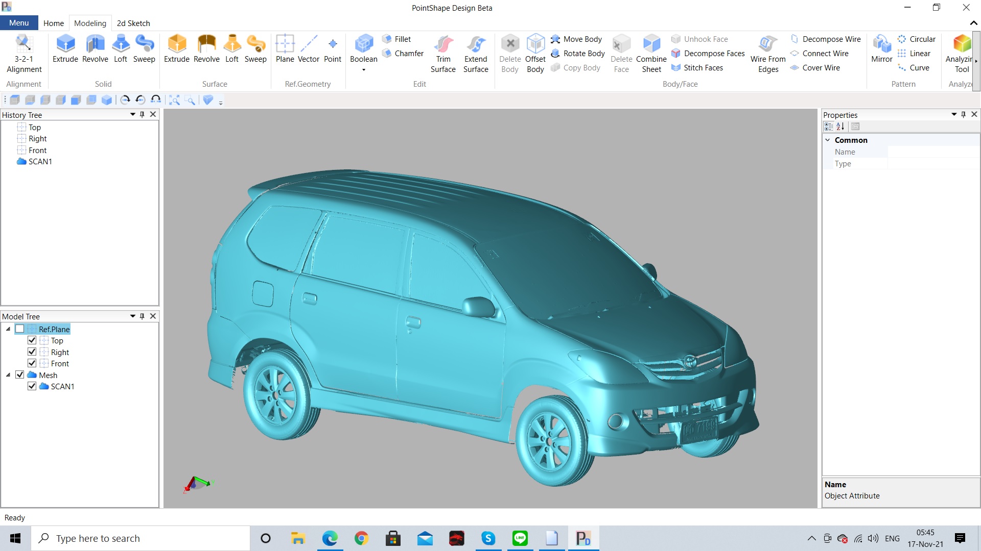 PointShape Design | Reverse Eng. แปลงStl จาก สแกน 3มิติ เครื่องสแกน 3D